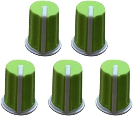 5 Stuks EQ Rotary Knop Vervanging Potentiometer Knop Push Rod Cap Voor ...