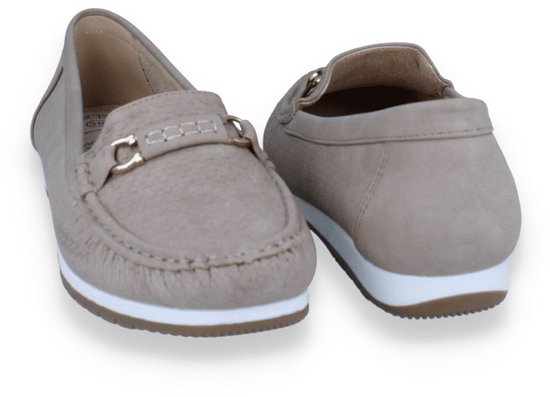 Mode-Mania Moe-Mania Dames Mocassin Taupe TAUPE 38 | bol