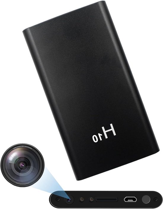 Verbogen camera mini-bewakingscamera 1080P met 5000 mAh powerbank ...