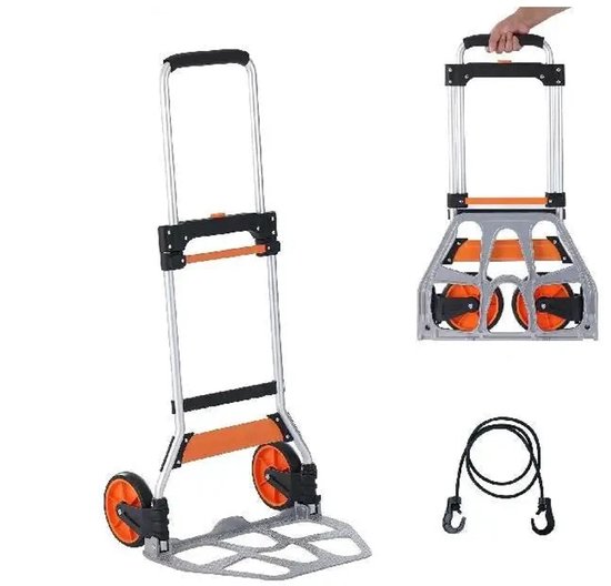 Steekwagen - Opvouwbare - Transportkar - Steekkar - Magazijnwagen ...
