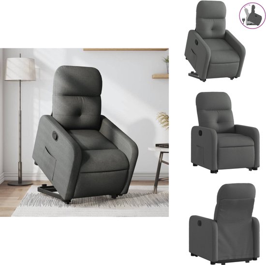 vidaXL Sta-op Verstelbare Fauteuil - Sta-op Verstelbare Fauteuils ...