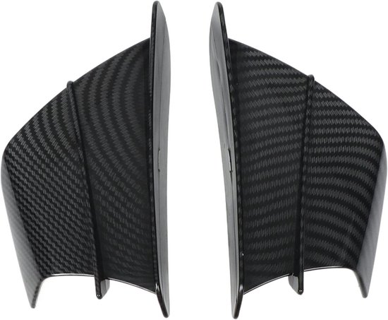 1 Pair Motorcycle Aerodynamic Wing Carbon Fiber Style Side Fairings ...