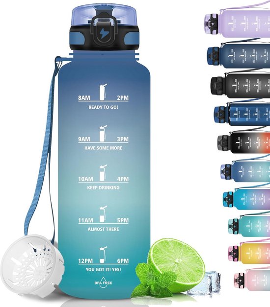 BPA-vrije Waterflessen voor Sport en Buiten - Verkrijgbaar in 350ml tot ...