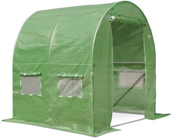 Folietunnel voor Planten - Gewaxt, 2 m x 2 m - Kweekhuis voor Tuin en ...