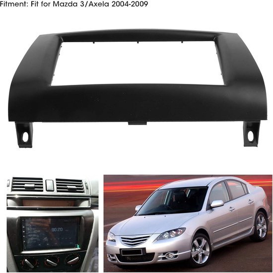 Fascia Stereo Radio Frame for Mazda 3/Axela 2004-2009 - 2-Din Car Stereo Panel | bol