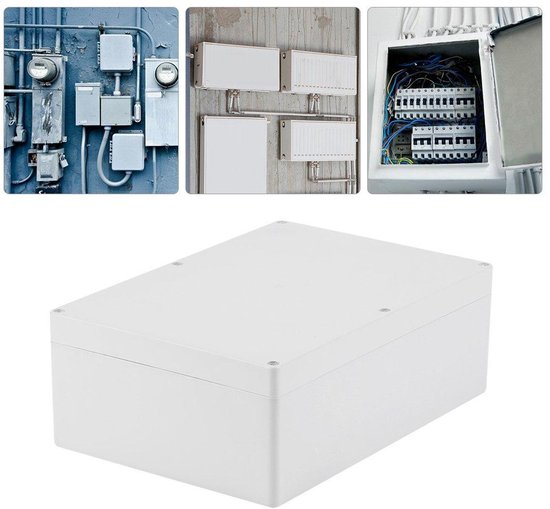Outdoor Electrical Enclosure Box IP65 Waterproof Junction Boxes Cable Connector ABS... | bol