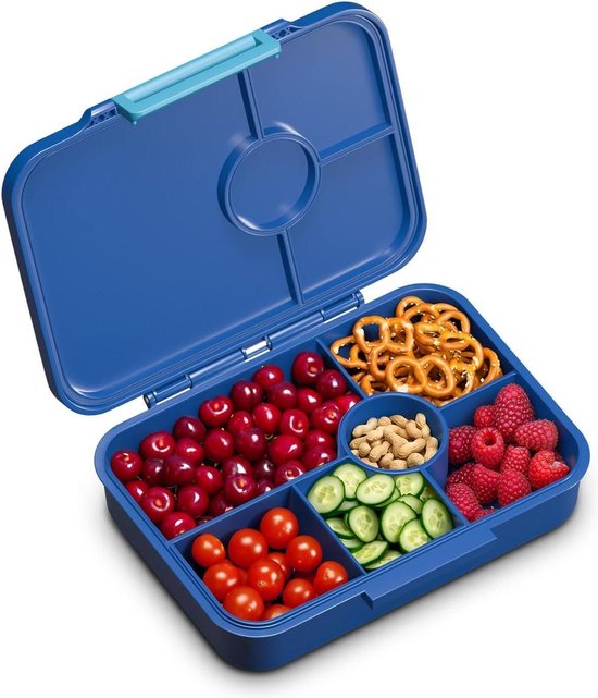 Divided Colourful Bento Box for School and Kindergarten with ...