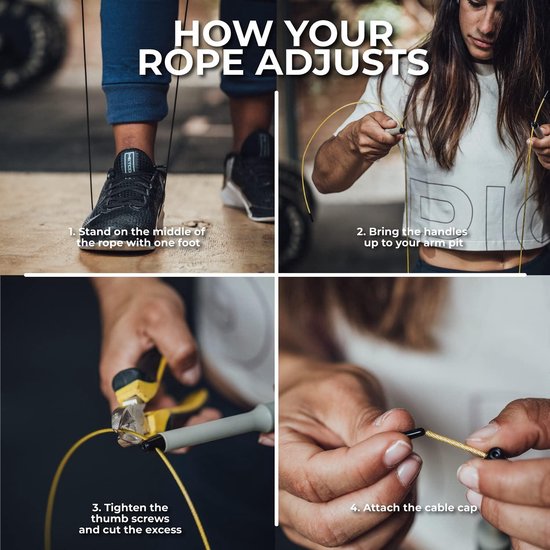 Springtouw - Touwtje springen Cross Training Fitness Boksspringtouw ...