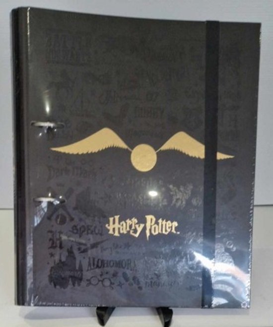 Harry Potter Foldermap Glasses A4 34 X 25 Cm Donkerbruin/goud | bol