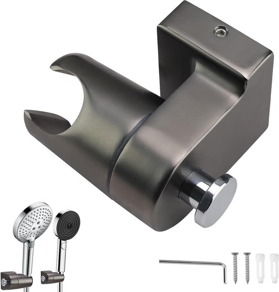 Roestvrij staal douchekophouder 304 met haak - 360° rotatie ...
