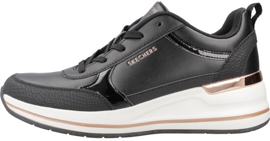 Skechers BILLION 2 - FINE SHINE Dames Sneakers - Zwart | bol