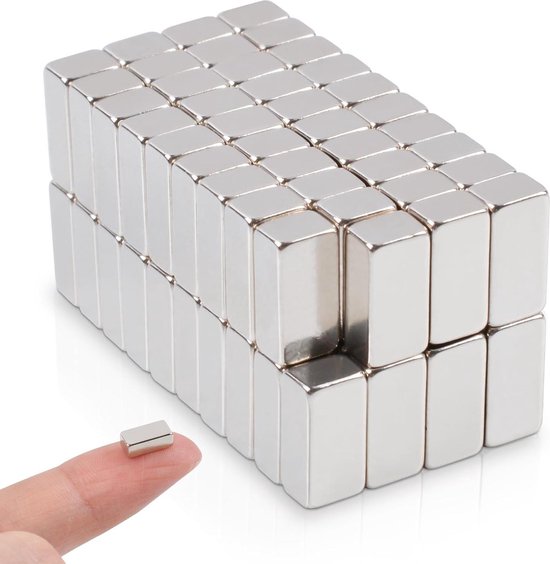 Neodymium magneten mini-magneet sterk 8 x 4 x 3 mm - 80 stuks kleine ...