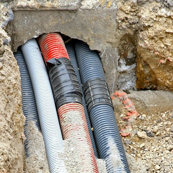 Gegolfde buis zonder sleuf UV-bestendig zwart polypropyleen - Ø 13 mm ...