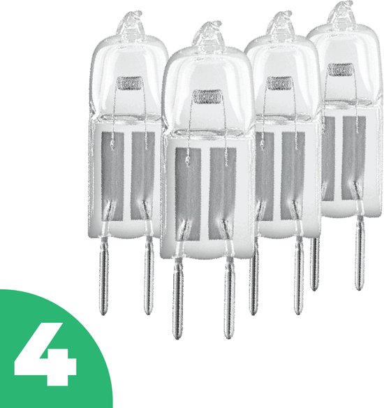 Emos 12V Halogeenlamp G4 - 20W - Warm Wit Licht - Dimbaar - 4 stuks | bol