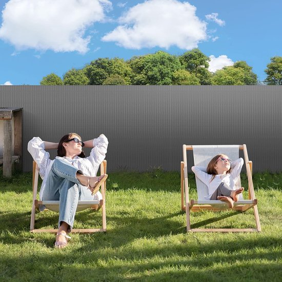 Zichtwerende omheining van pvc, inkijkbescherming, windscherm voor ...