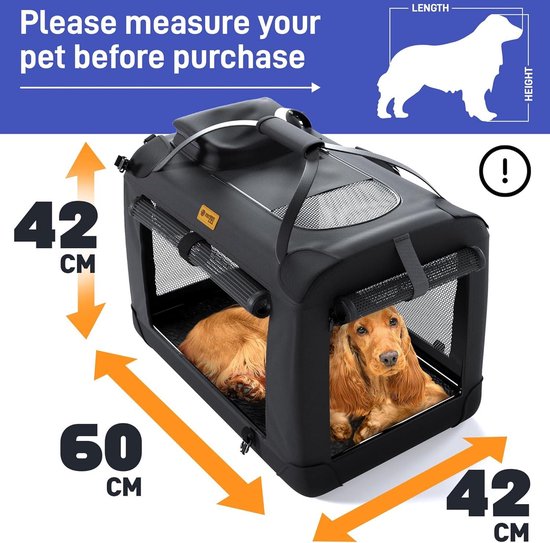Hondenbench Grote Huisdierendrager voor Medium Honden - Opvouwbaar voor ...