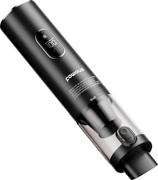 Handstofzuiger 14000PA Draadloze Handstofzuiger met LED-licht - Autostofzuiger 3-in-1... | bol