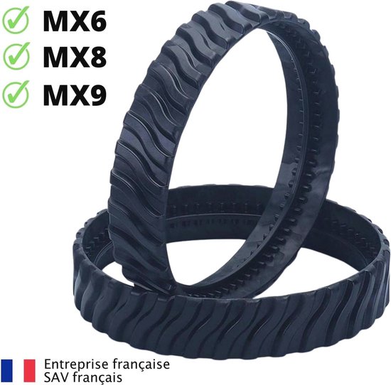 Aanpasbare Rupsen voor Zwembadreiniger - Set van 2 voor MX6, MX8, MX9 | bol