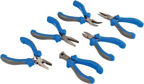 Mini Tang Set - 6 stuks - Voor diverse klussen - In handige draagtas | bol