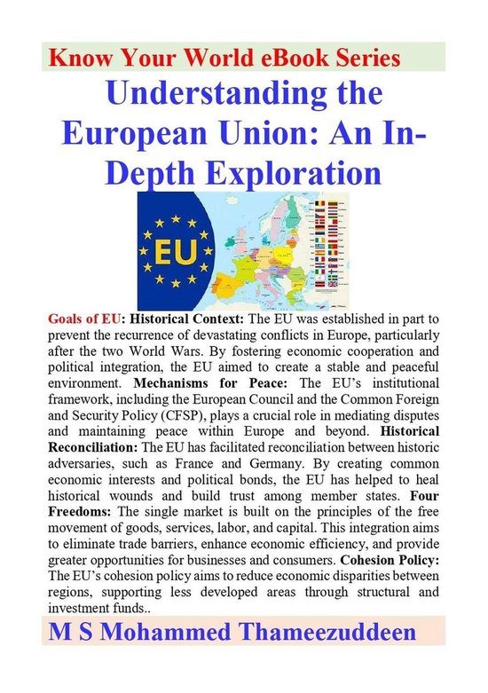 Understanding the European Union - An In-Depth Exploration (ebook), M S ...