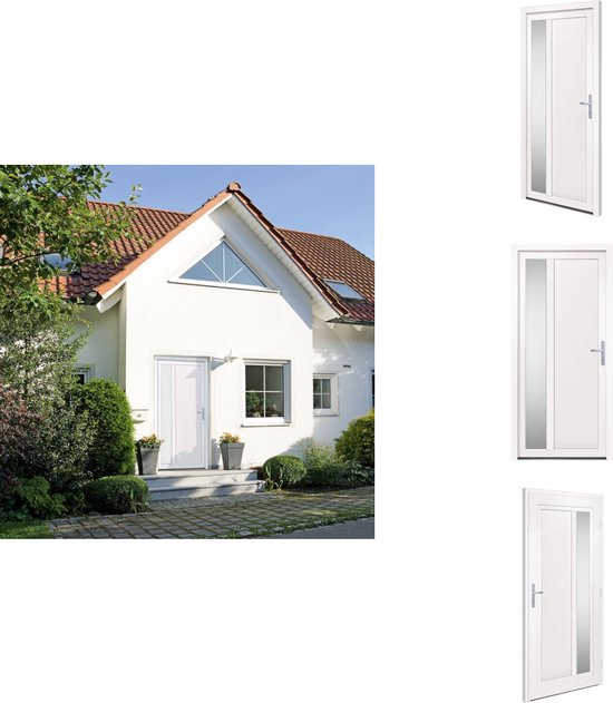 vidaXL Voordeur - Voordeuren - Deur - Toegangsdeur - Voordeur 98x208 cm ...