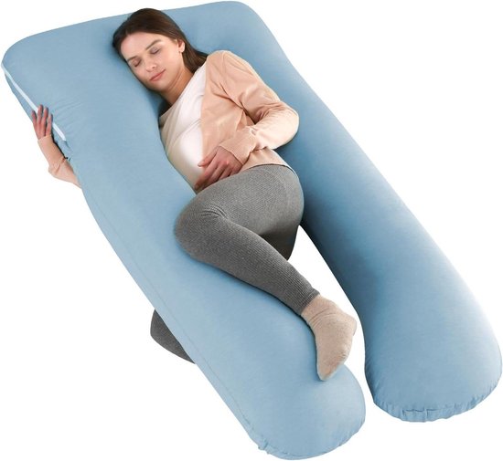 Zwangerschapskussen - Kussen U-vormig full-body kussen ondersteuning ...