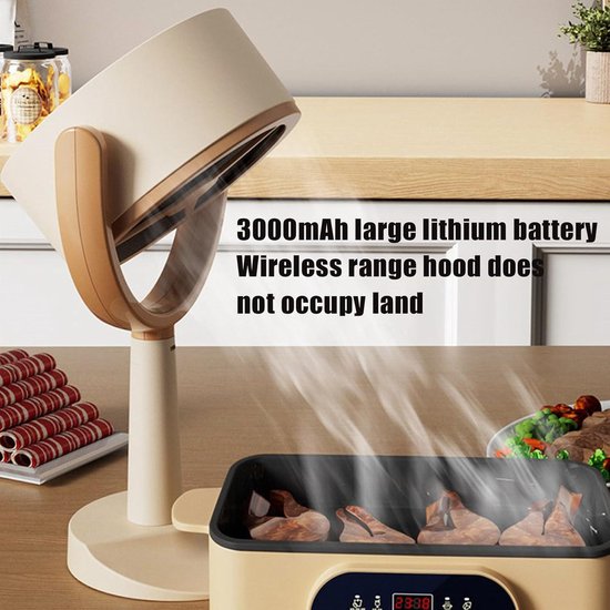 Mini-afzuigkap stille circulatielucht instelbare hoek draagbare ...