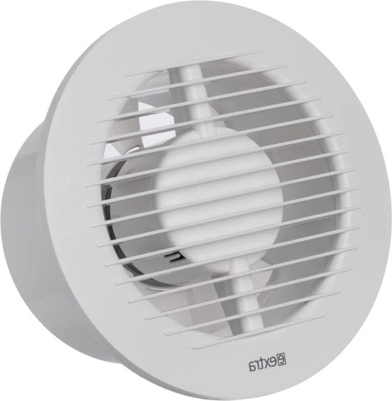 Badkamer Ventilator met Timer en Vochtsensor - Stille Afzuigventilator ...