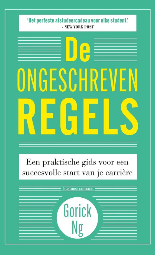 De ongeschreven regels (ebook), Gorick Ng | 9789047015987 | Boeken | bol
