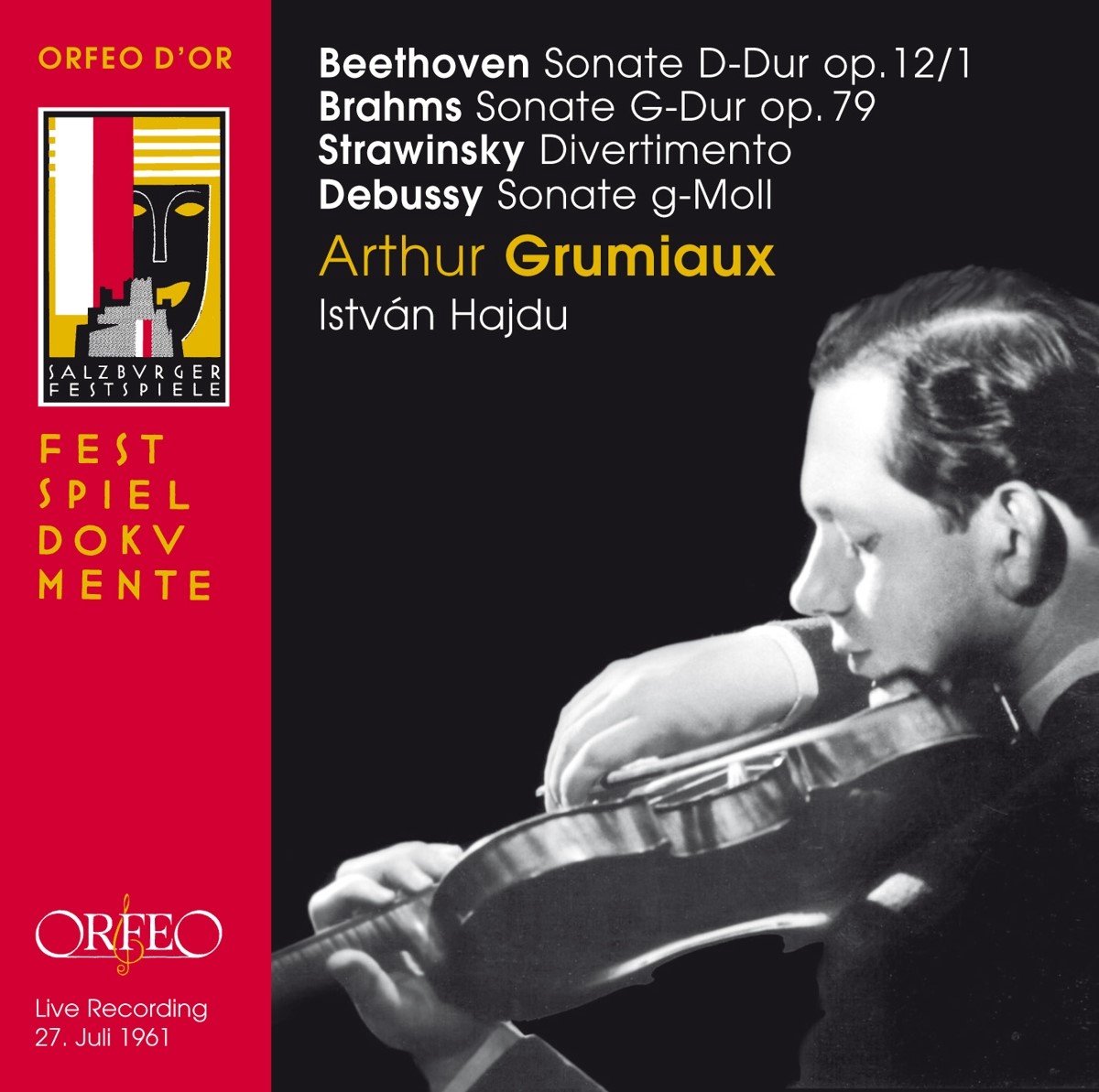 Istan Hajdu Arthur Grumiau - Beethoven, Strawinsky+; Grumiaux (CD), Istan Hajdu Arthur... | bol.com