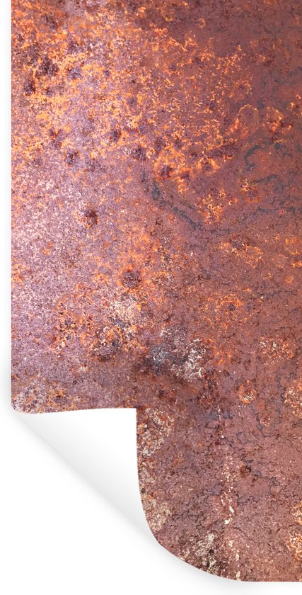 Muurstickers - Sticker Folie - Roest - Metaalplaat - Vintage - 20x40 cm ...