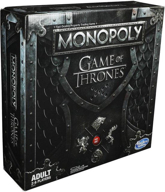 Monopoly Game of Thrones Bordspel Economische simulatie | bol.com