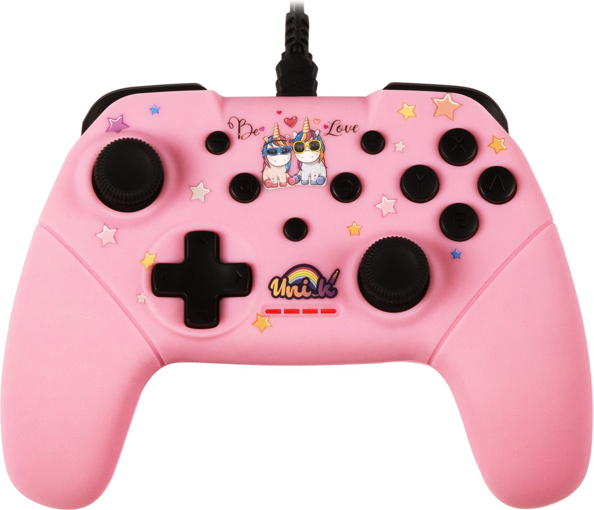 Unik Be Love Unicorn Controller - KONIX - Schakelaar - Roze | Games ...