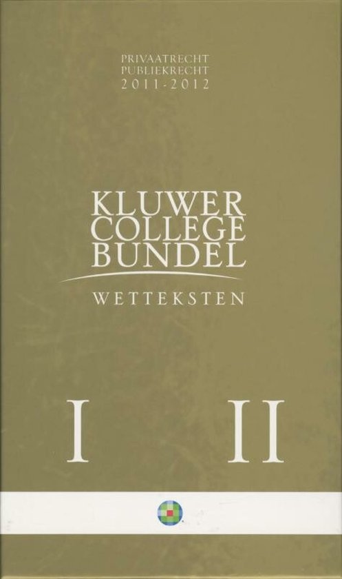 Kluwer Collegebundel Limited Edition / 2011/2012 | 9789013091632 ...