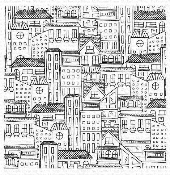 City Block Background Stamp (BG-130) | bol.com