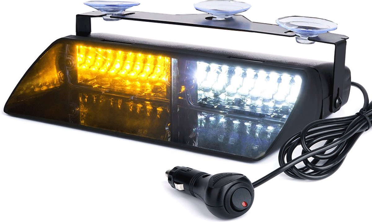 Basic dashboard flitser LED AMBER/WIT | bol.com