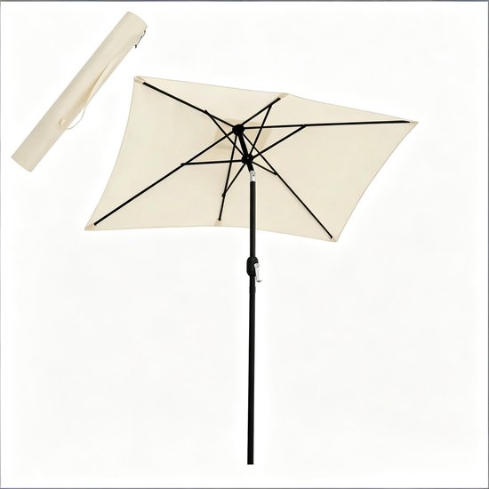 Wishdor Balkonparasol - Kantelbaar Met Handslinger En Ventilatieopening ...