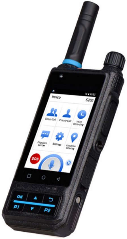 Inrico S200 V2 4G LTE Zello POC Portofoon, GPS, Smartphone, Wifi, NFC | bol