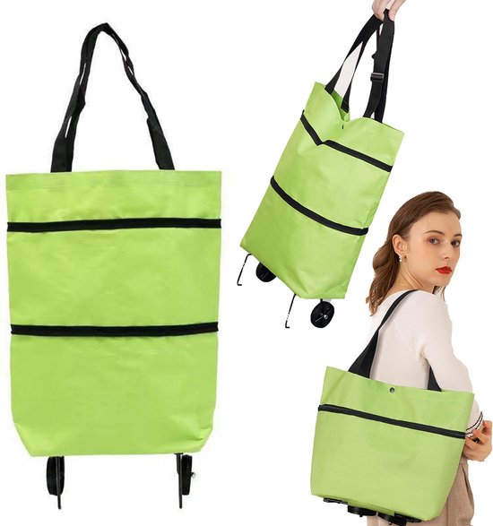 Boodschappentrolley met Wielen en Grote Capaciteit voor Dagelijks Gebruik | bol