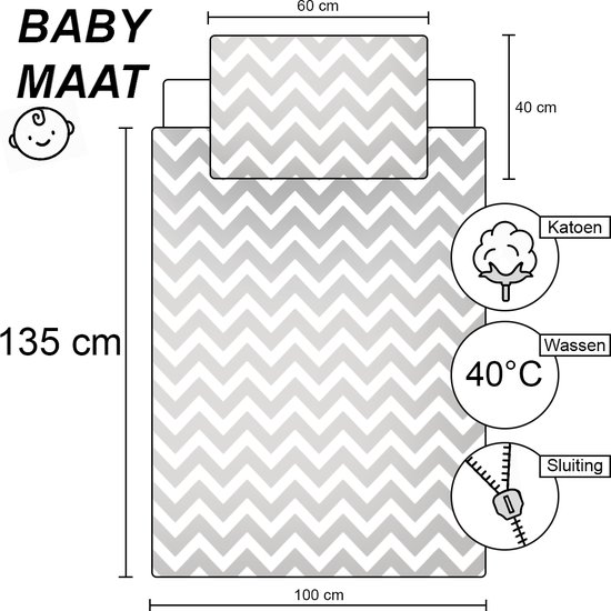 Bing Bunny BABY Dekbedovertrek Hello Bing! - 100 x 135 cm - Katoen | bol