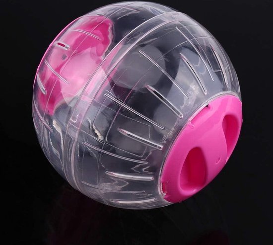 Hamsterspeelgoed - Oefenbal Duidelijk Gerbil Oefenbal Hamsterbal om te oefenen Pink | bol
