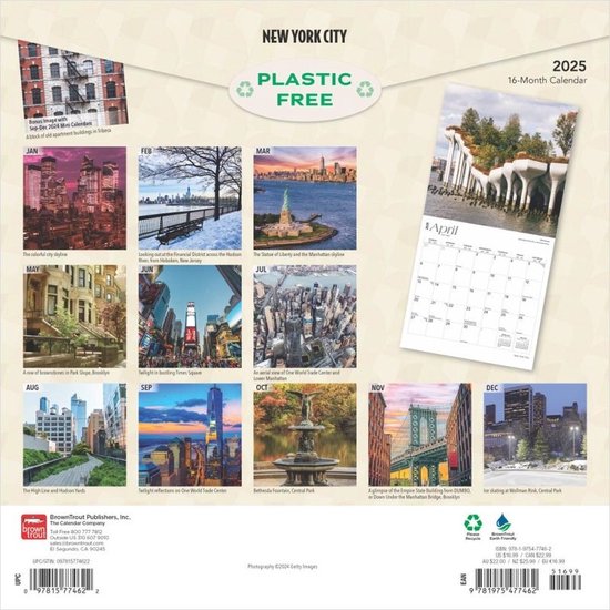New York City Kalender 2025 | bol