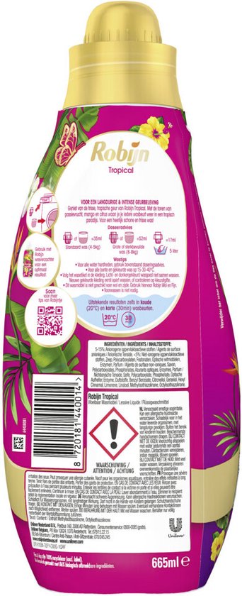 Robijn Klein & Krachtig Collections Vloeibaar Wasmiddel - Color ...