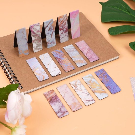 30pcs Magnetic Page Clips - Bookmarks Page Markers - Inspirational ...