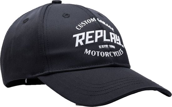 REPLAY Cap Black Zwart | bol