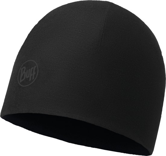 Bonnet en microfibre et polaire BUFF® Solid Black - Bonnet | bol