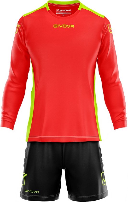 Givova Hyguana Set Rood,Zwart 10-12 Years | bol