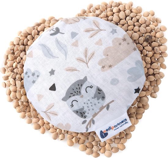 Kersenpitkussen, warmtekussen, korrelkussen voor baby's, 180 g, rond ...