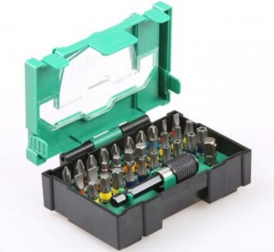 Hikoki Bitset met bithouder 32-delig, 1/4 | bol