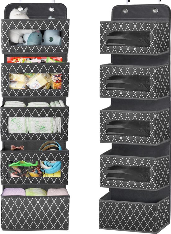 La'Moussawi ® Ruime Hangende Opberger met Venster voor Deur of Muur met ...